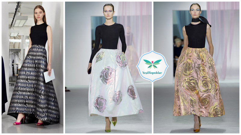 Yeni Sezonda Kabarık Uzun Etek Rüzgarı